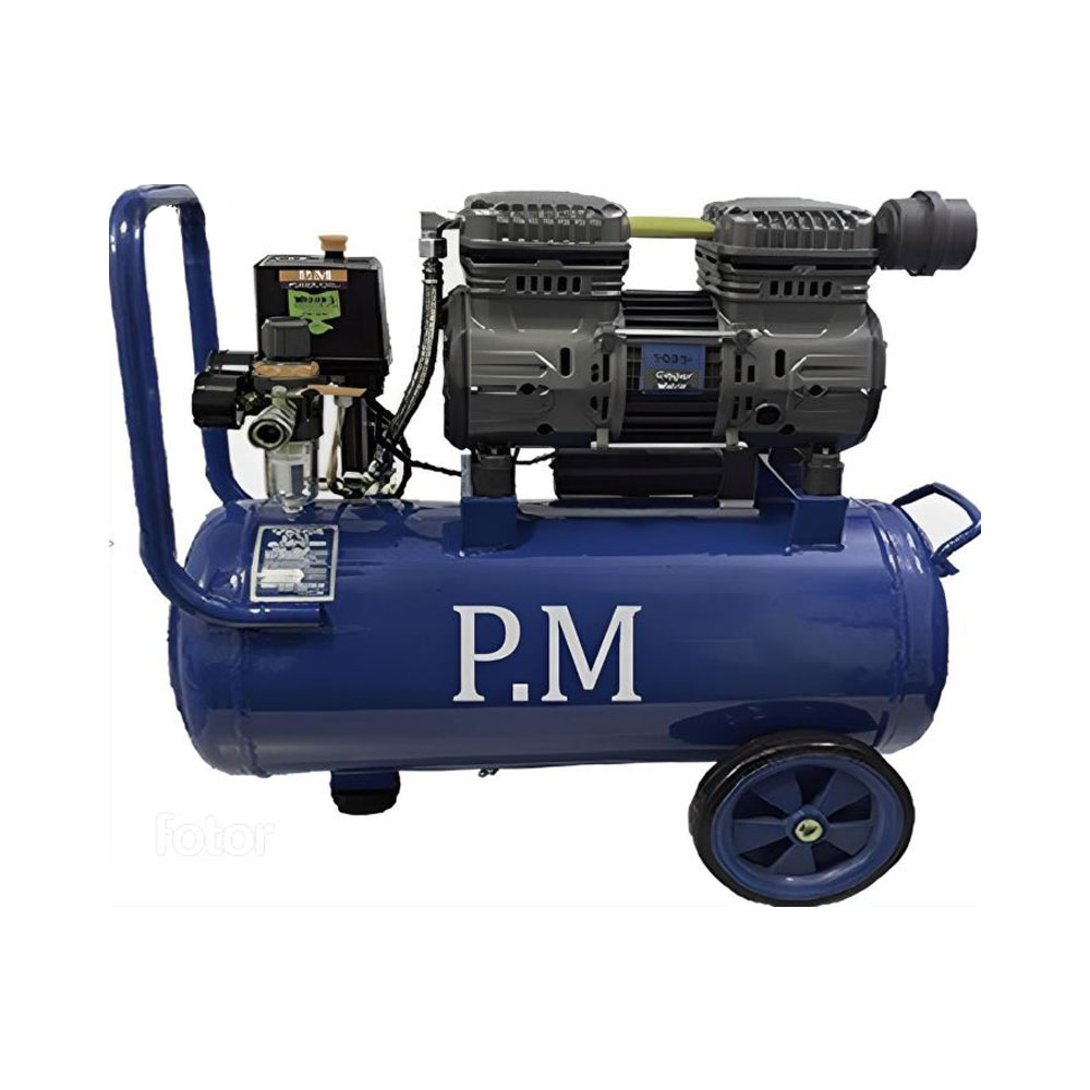 پمپ باد بی صدا 50 لیتری پی ام P.M TM50 | آی آر ابزار